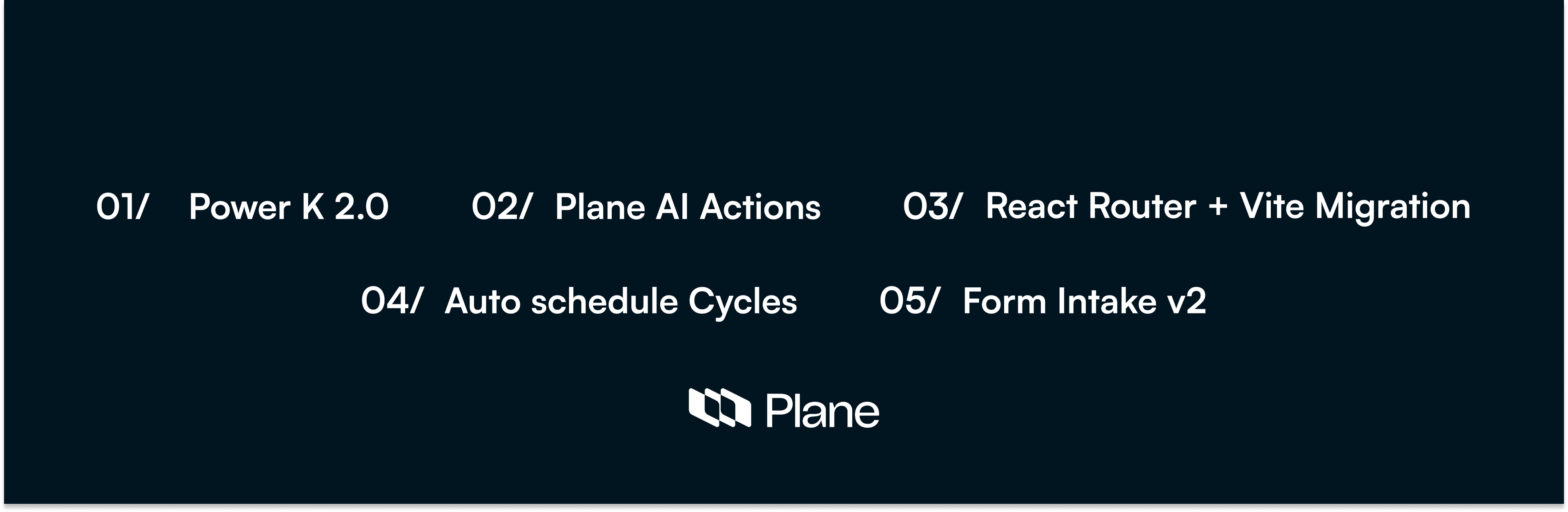 Launch Week Fall 2025 | Plane