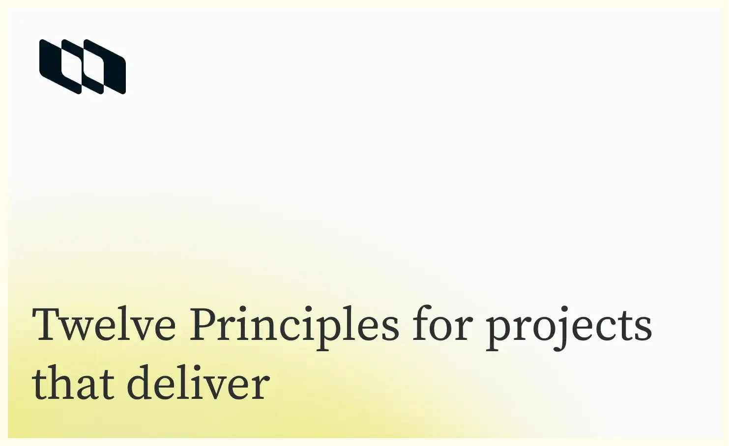 12 Key Project Management Principles in 2025 | Plane
