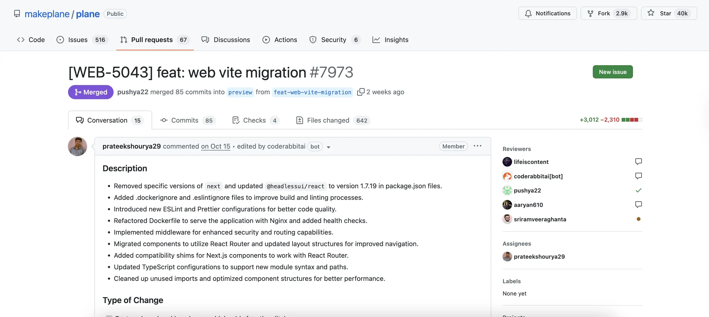 Why did we migrate Plane from Next.js to React Router + Vite | Plane Blog