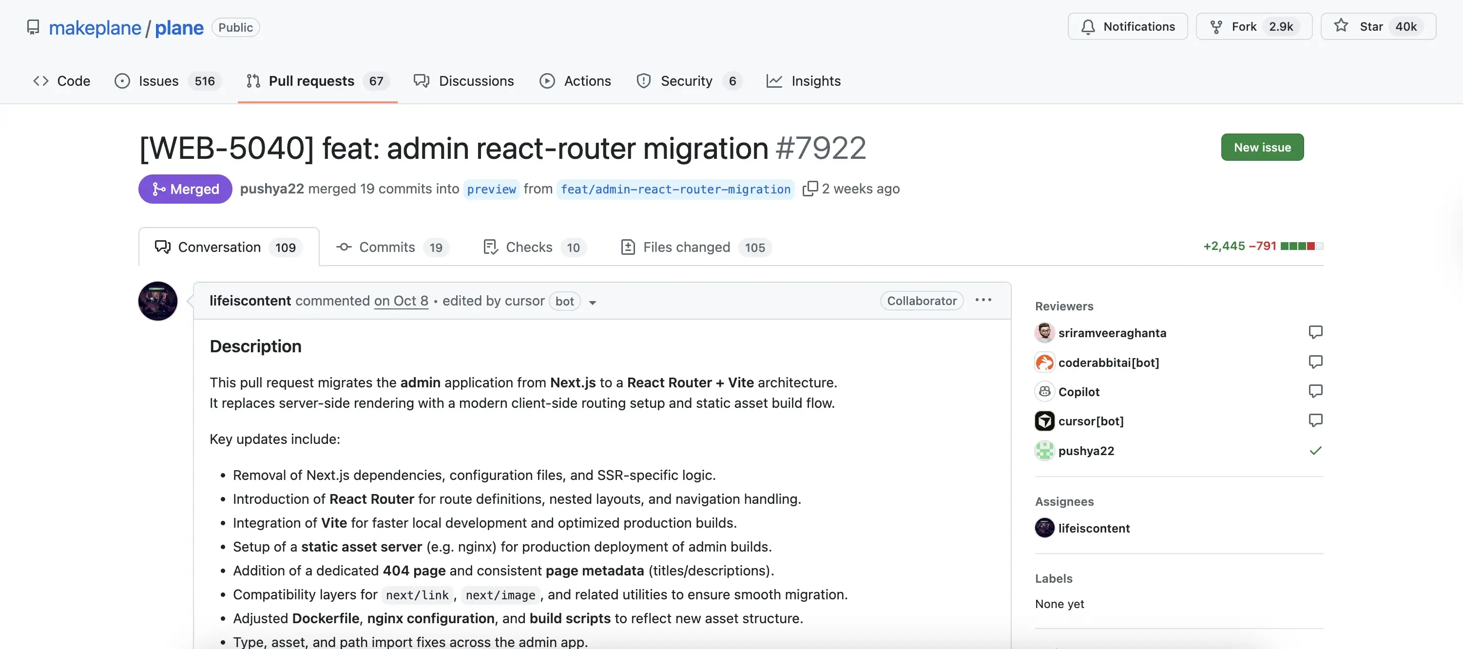 Why did we migrate Plane from Next.js to React Router + Vite | Plane Blog