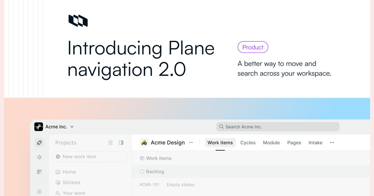 Introducing Plane navigation 2.0