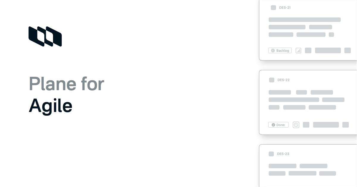 Project Management tool for Agile teams | Plane | Plane