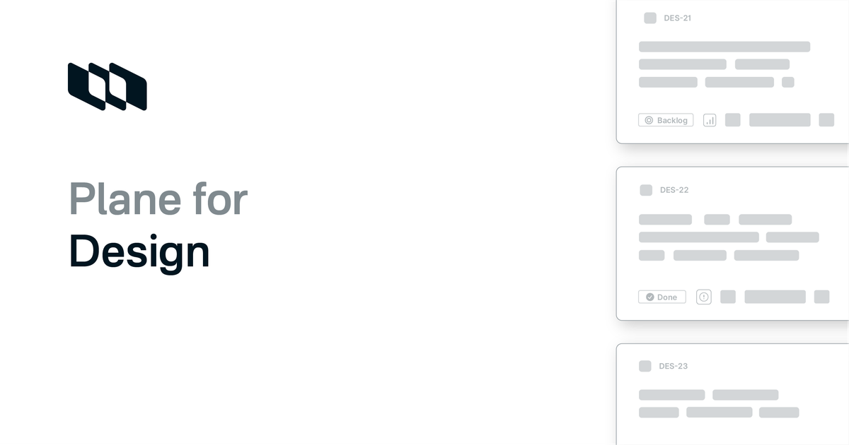 Project Management tool for Design teams | Plane | Plane